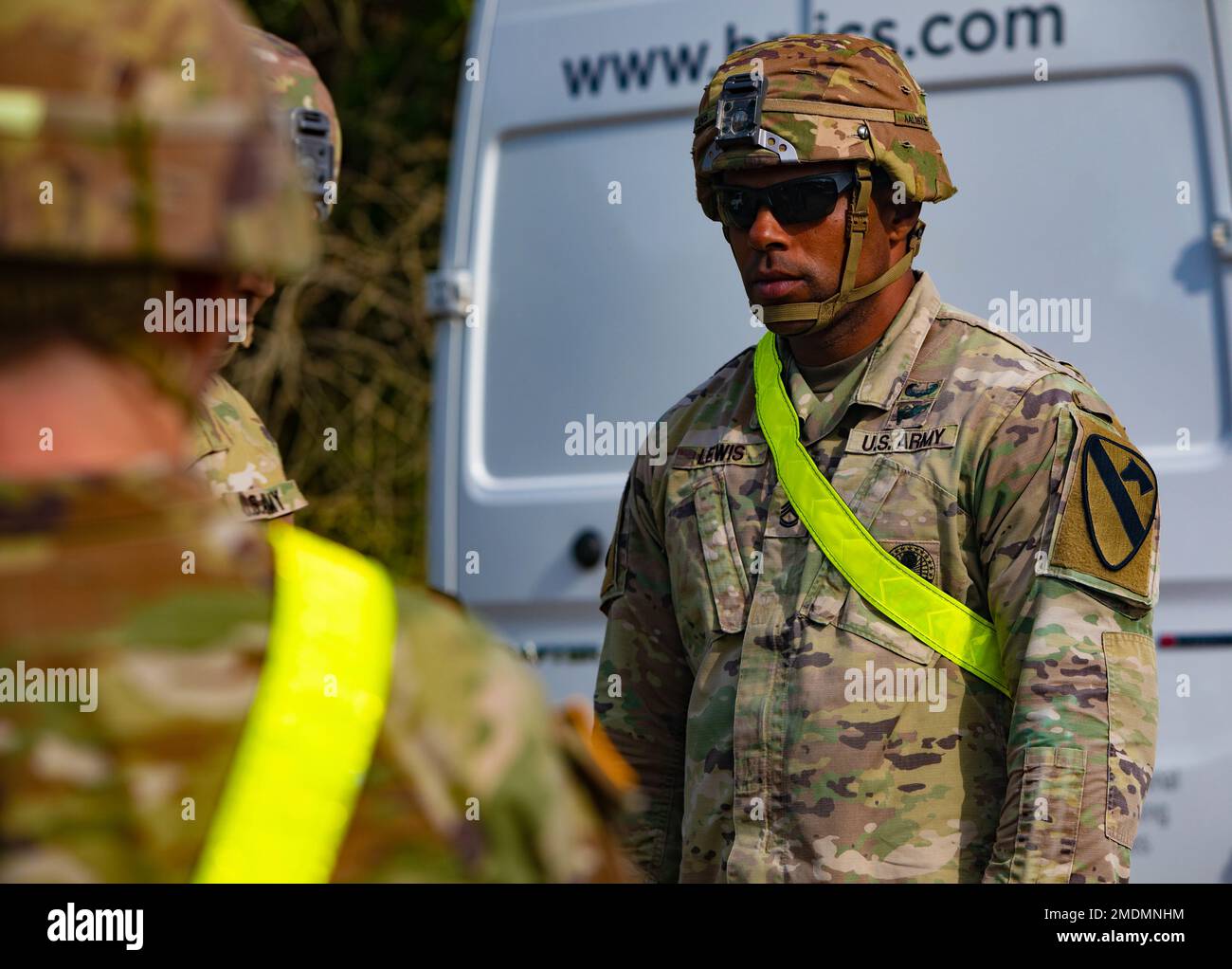 U.S. Army soldier, assigned to 3rd Armored Brigade Combat team, 1st ...