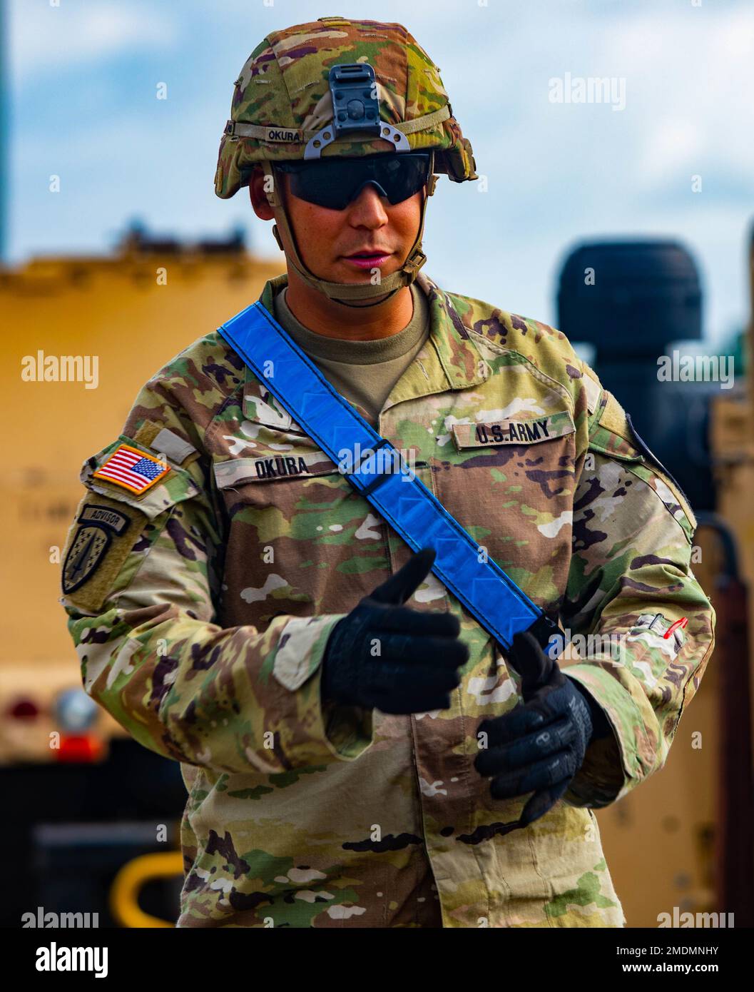 U.S. Army soldier, assigned to 3rd Armored Brigade Combat team, 1st ...