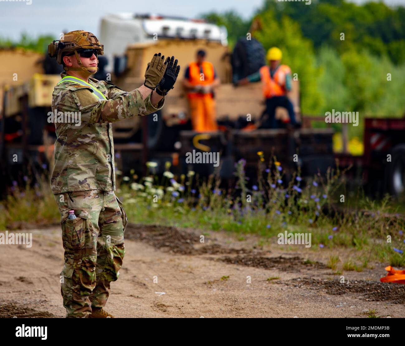 U.S. Army soldier, assigned to 3rd Armored Brigade Combat team, 1st ...