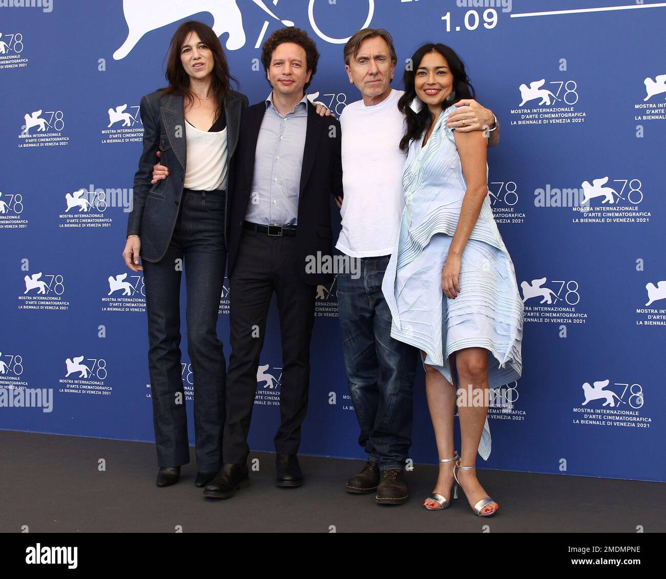 Charlotte Gainsbourg, from left, Michel Franco, Tim Roth and Iazua ...