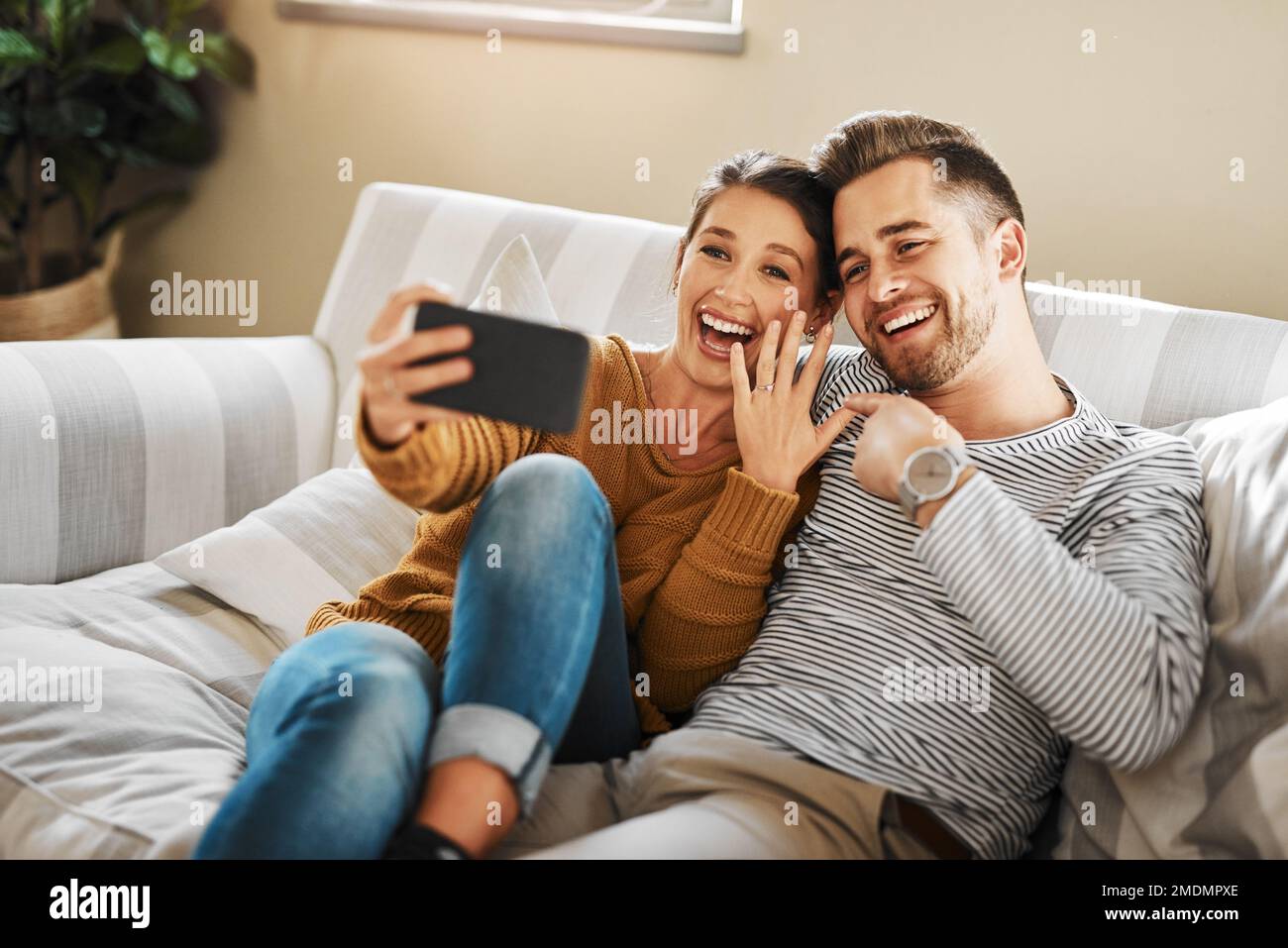 She said yes. a couple announcing their engagement while on a video ...