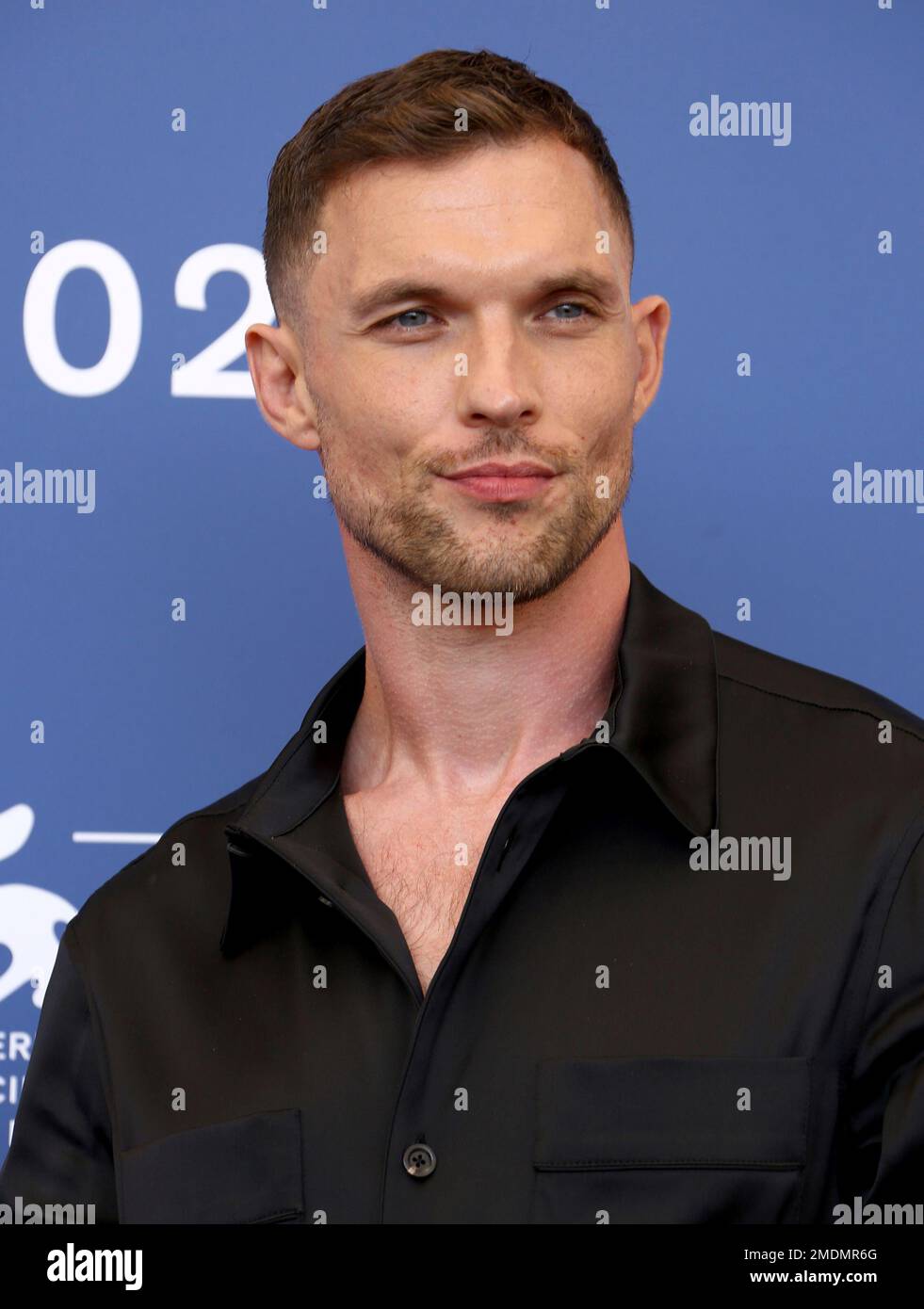 Ed Skrein poses for photographers at the photo call for the film 'Mona ...