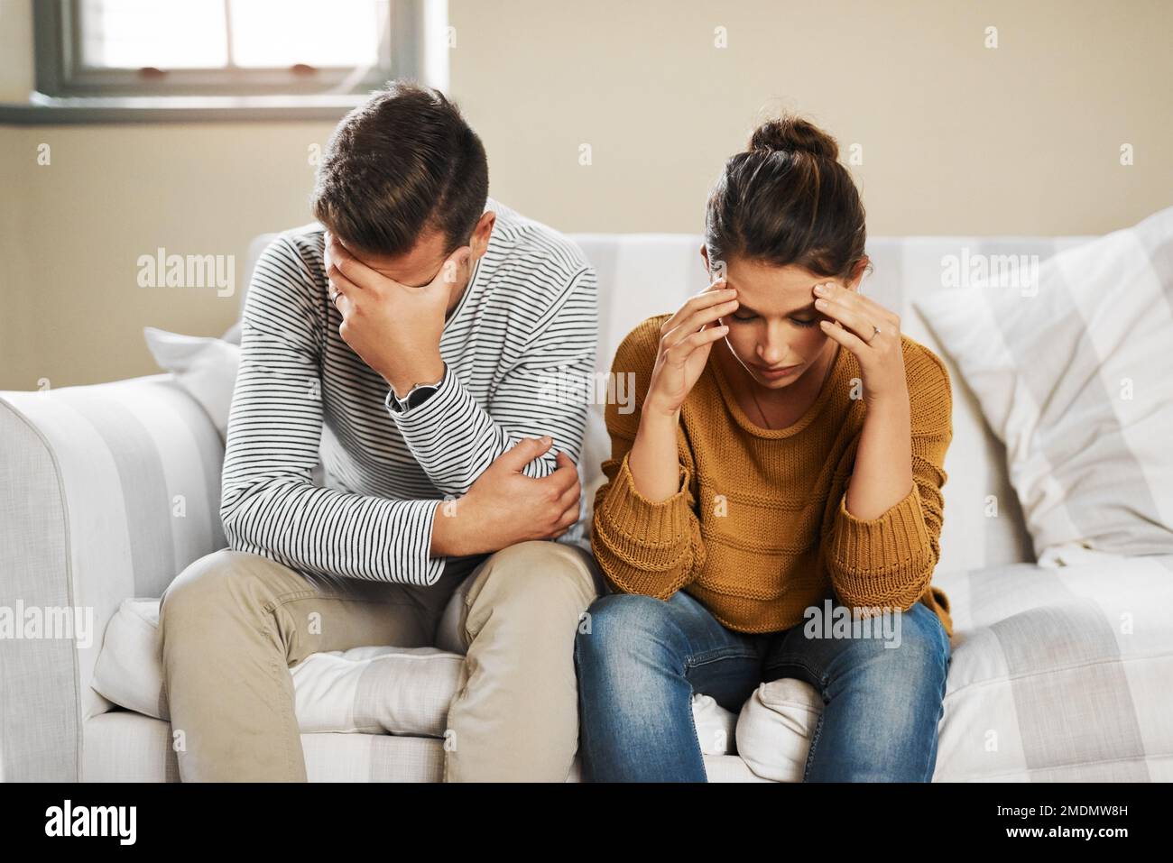 We might be better off separated. a young couple having an argument at ...