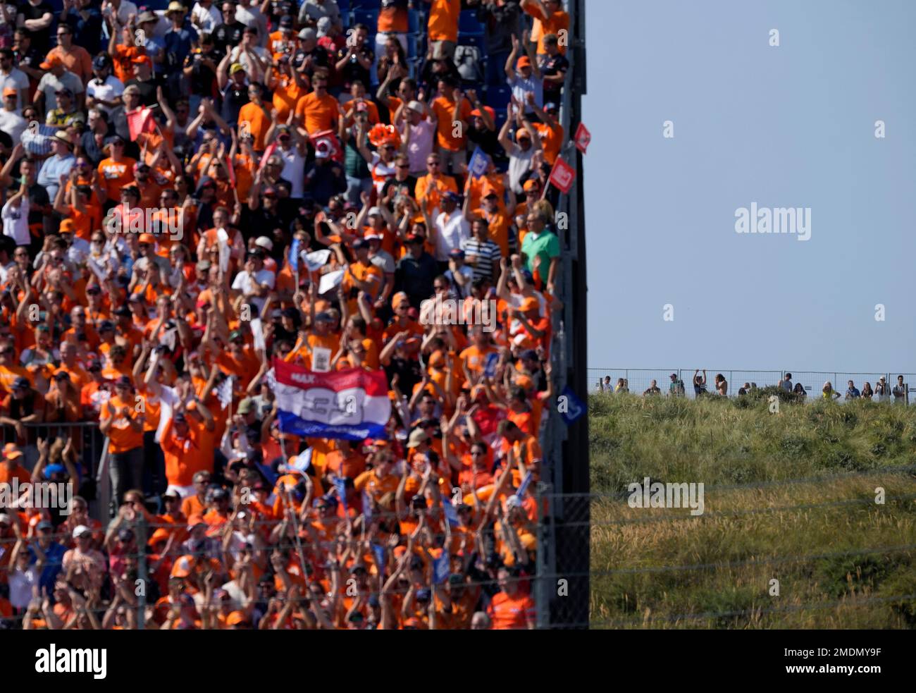 Red Bull driver Max Verstappen's fans cheer ahead of the Formula One ...