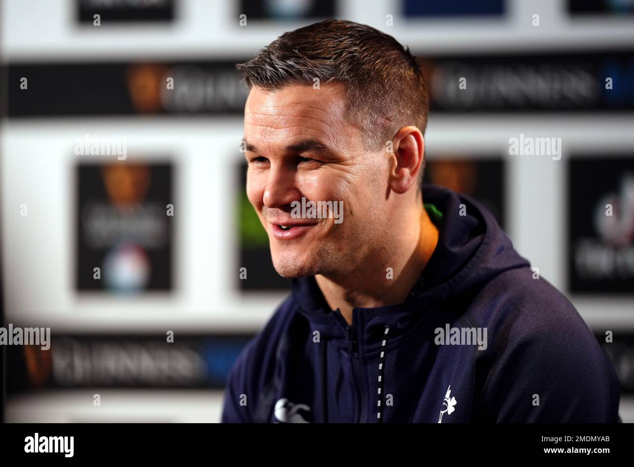 File photo dated 23-01-2023 of Ireland's Johnny Sexton at today's the ...