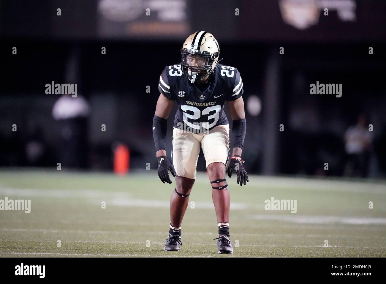 Vanderbilt cornerback Jaylen Mahoney (23) plays against East Tennessee ...