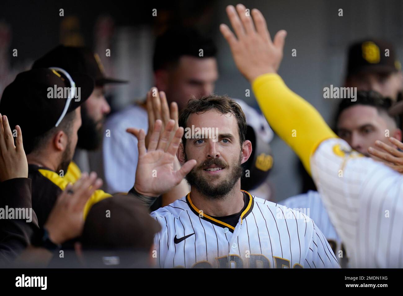 San Diego Padres' Austin Nola during the second inning of a baseball ...
