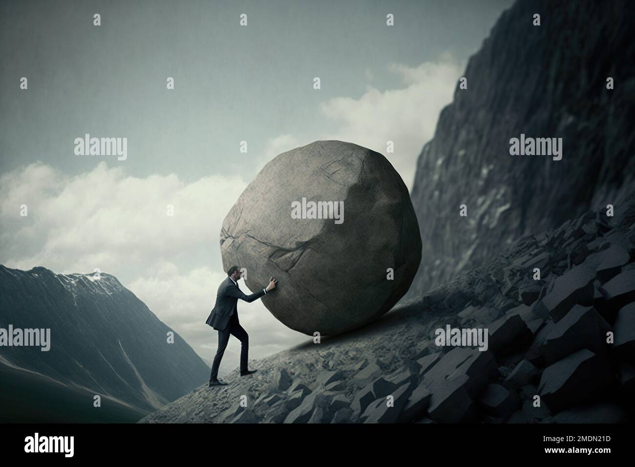 Boulder illustration hi-res stock photography and images - Alamy