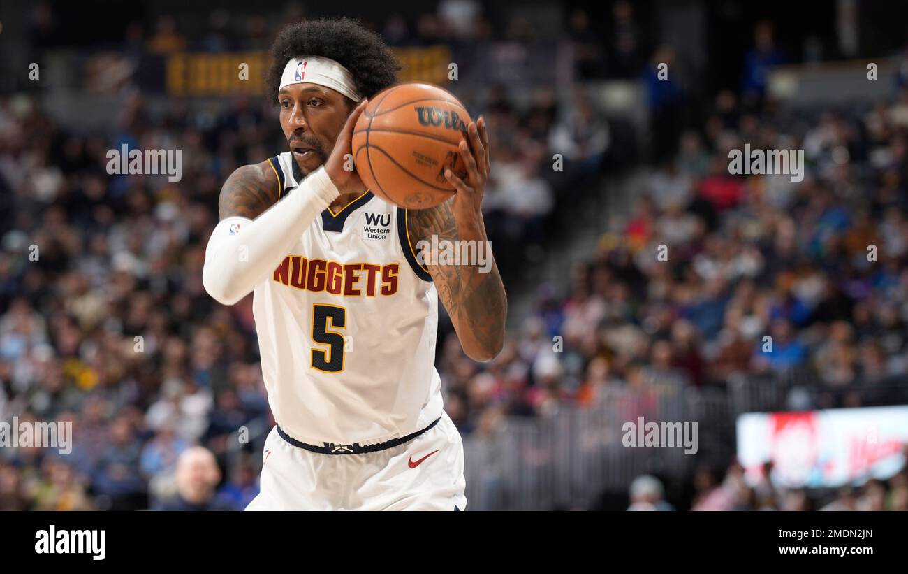 Denver Nuggets guard Kentavious Caldwell-Pope (5) in the second half of ...