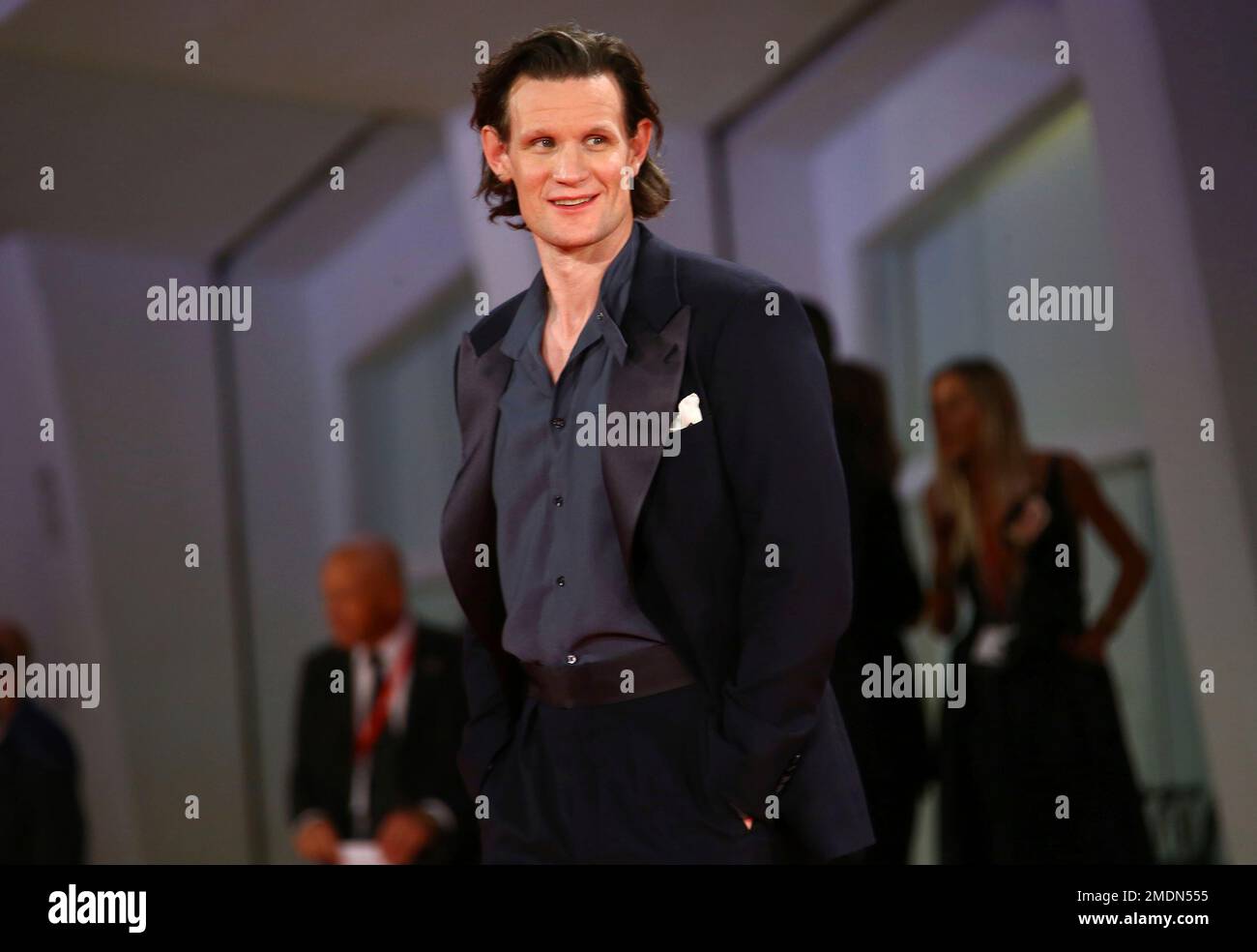 Matt Smith poses for photographers upon arrival at the premiere of the ...