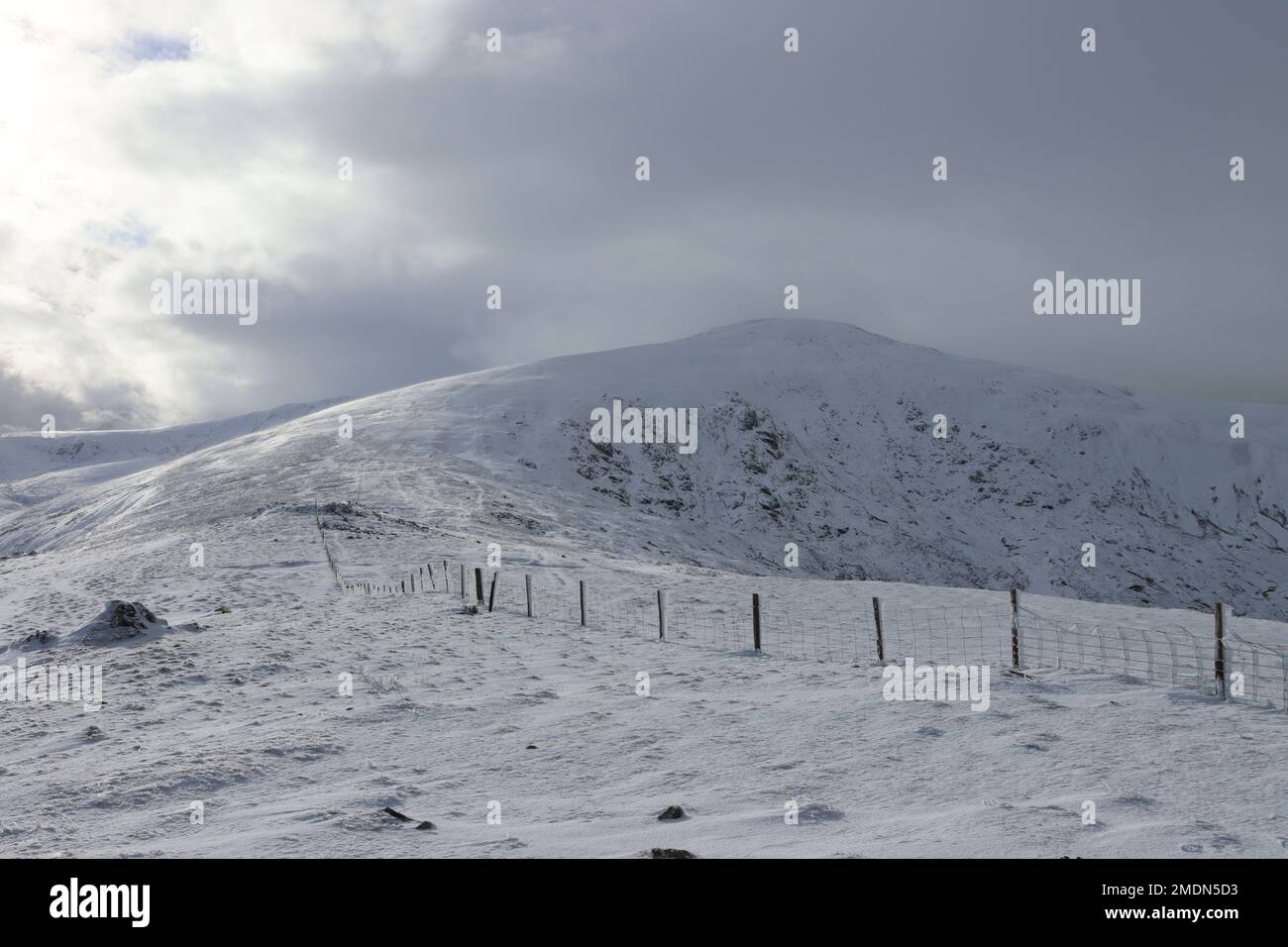Snowdonia carneddau wales winter Stock Photo - Alamy