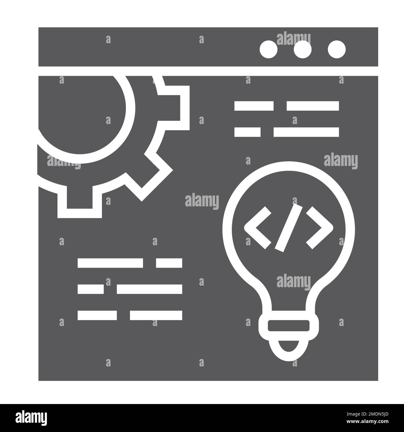 Browser settings icon Cut Out Stock Images & Pictures - Alamy