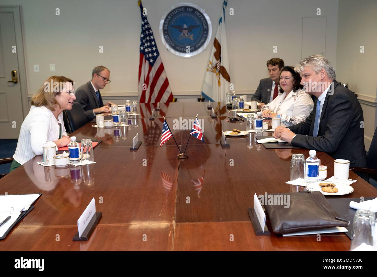 Deputy Secretary of Defense Kathleen H. Hicks meets with UK National ...