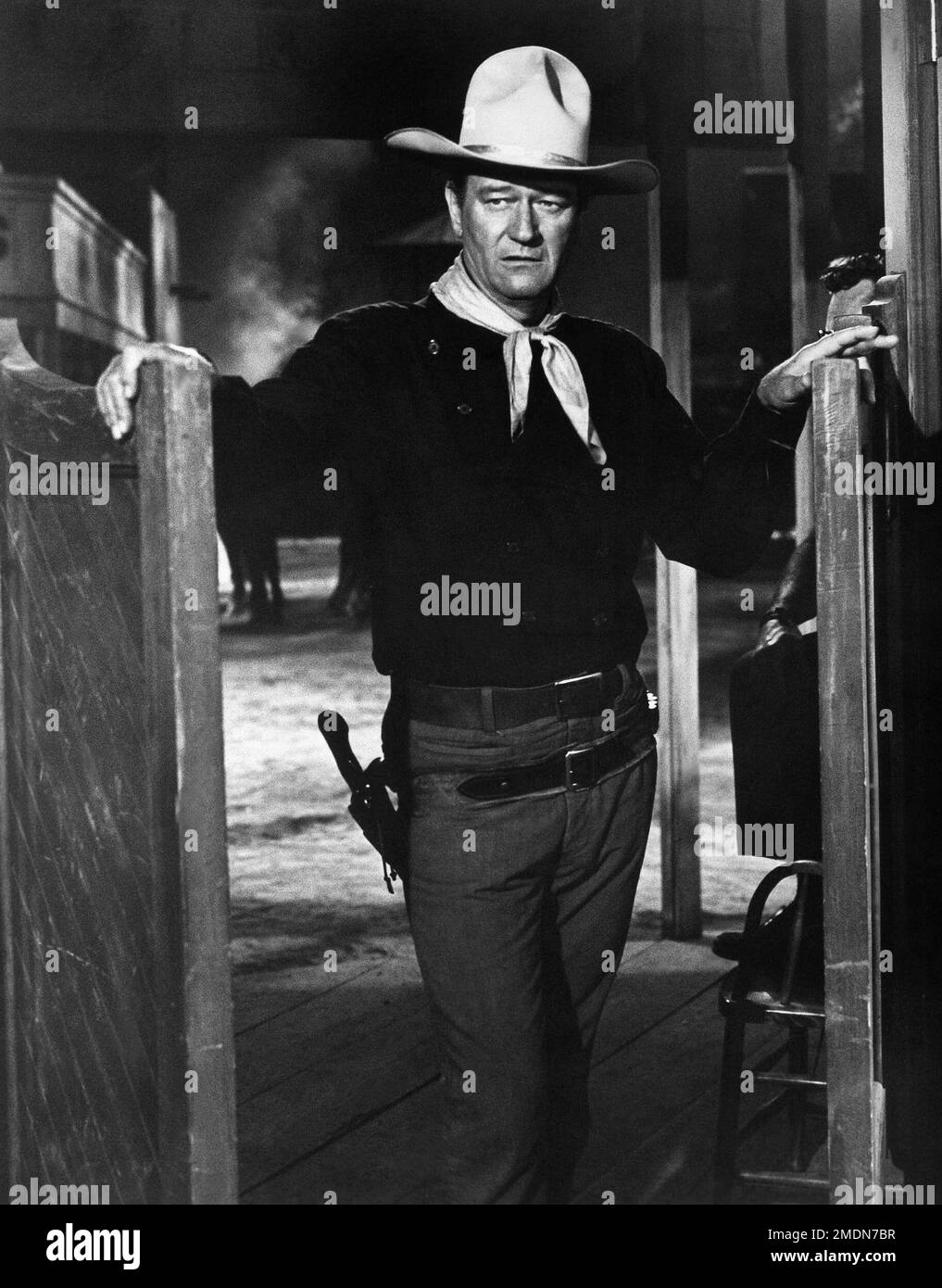 The Man Who Shot Liberty Valance John Wayne Stock Photo - Alamy