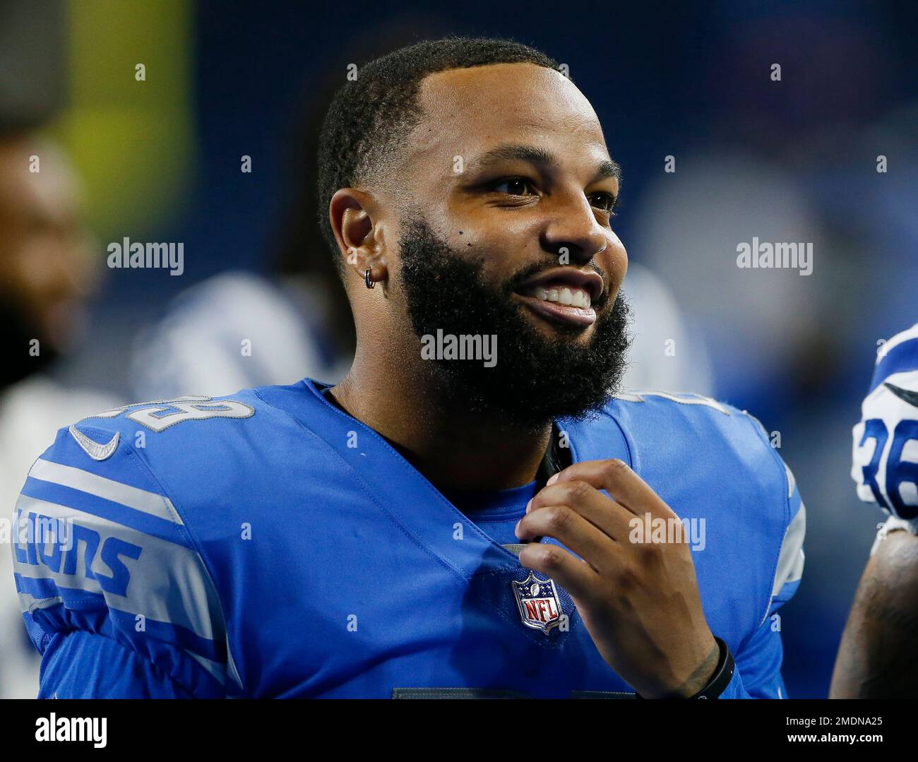 Detroit Lions cornerback Corn Elder (29) following a preseason NFL ...