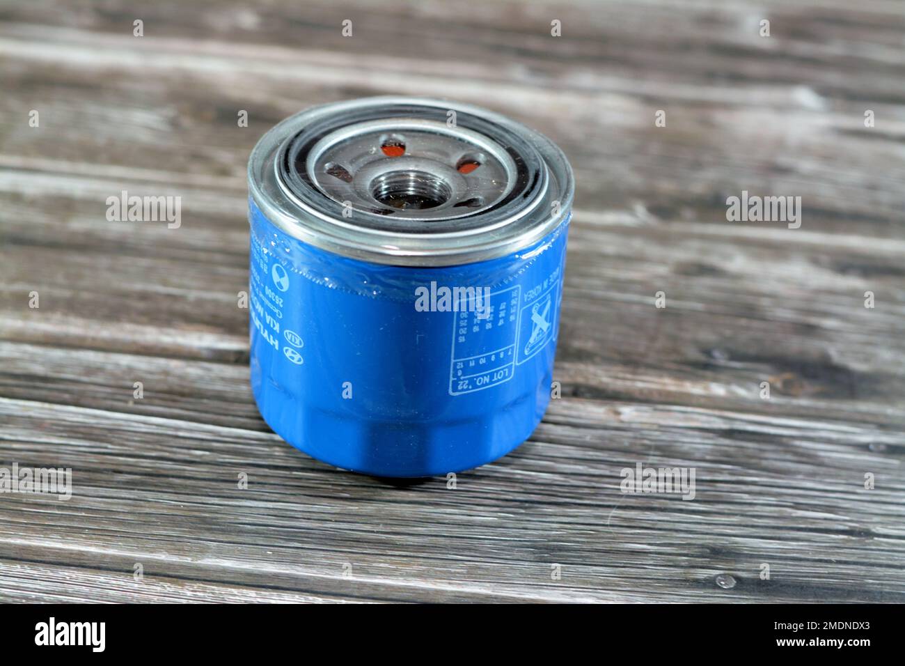 Cairo, Egypt, January 23 2023: KIA and Hyundai Oil Filter for Elantra ...