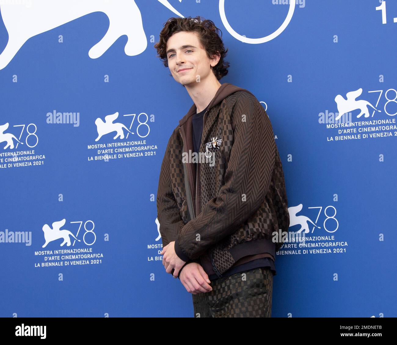 Timothee Chalamet poses for photographers at the photo call for the ...