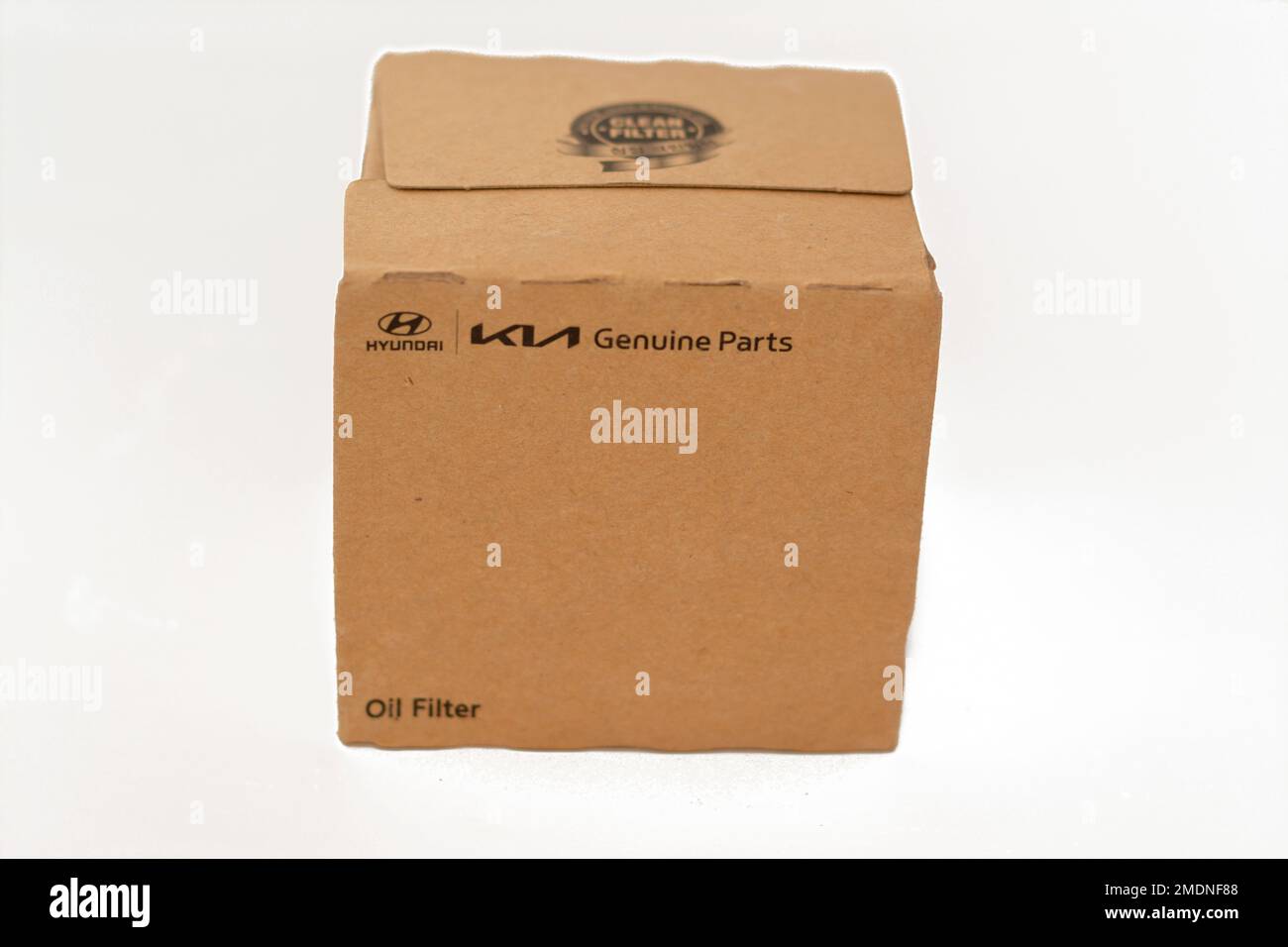 Cairo, Egypt, January 23 2023: KIA and Hyundai Oil Filter for Elantra ...
