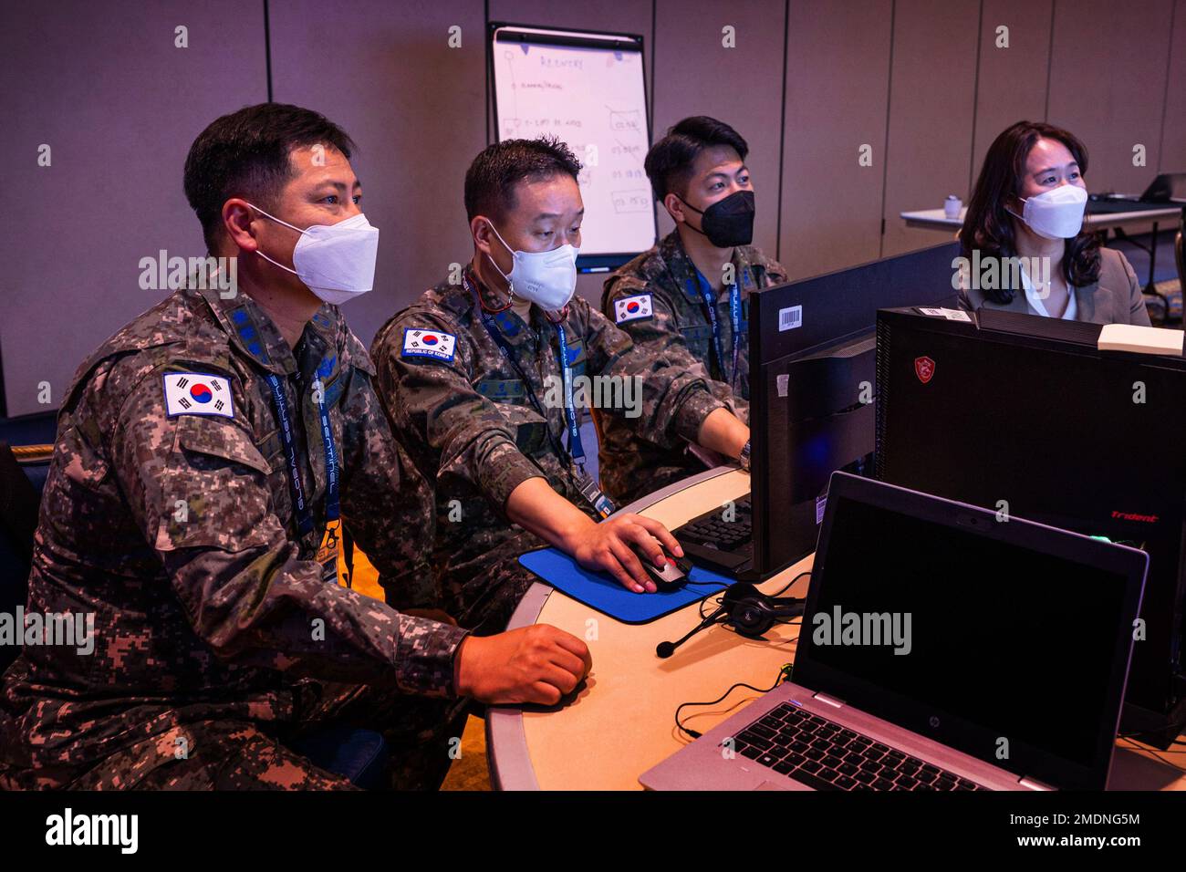 During the second day of the Global Sentinel 2022 (GS22) capstone event ...