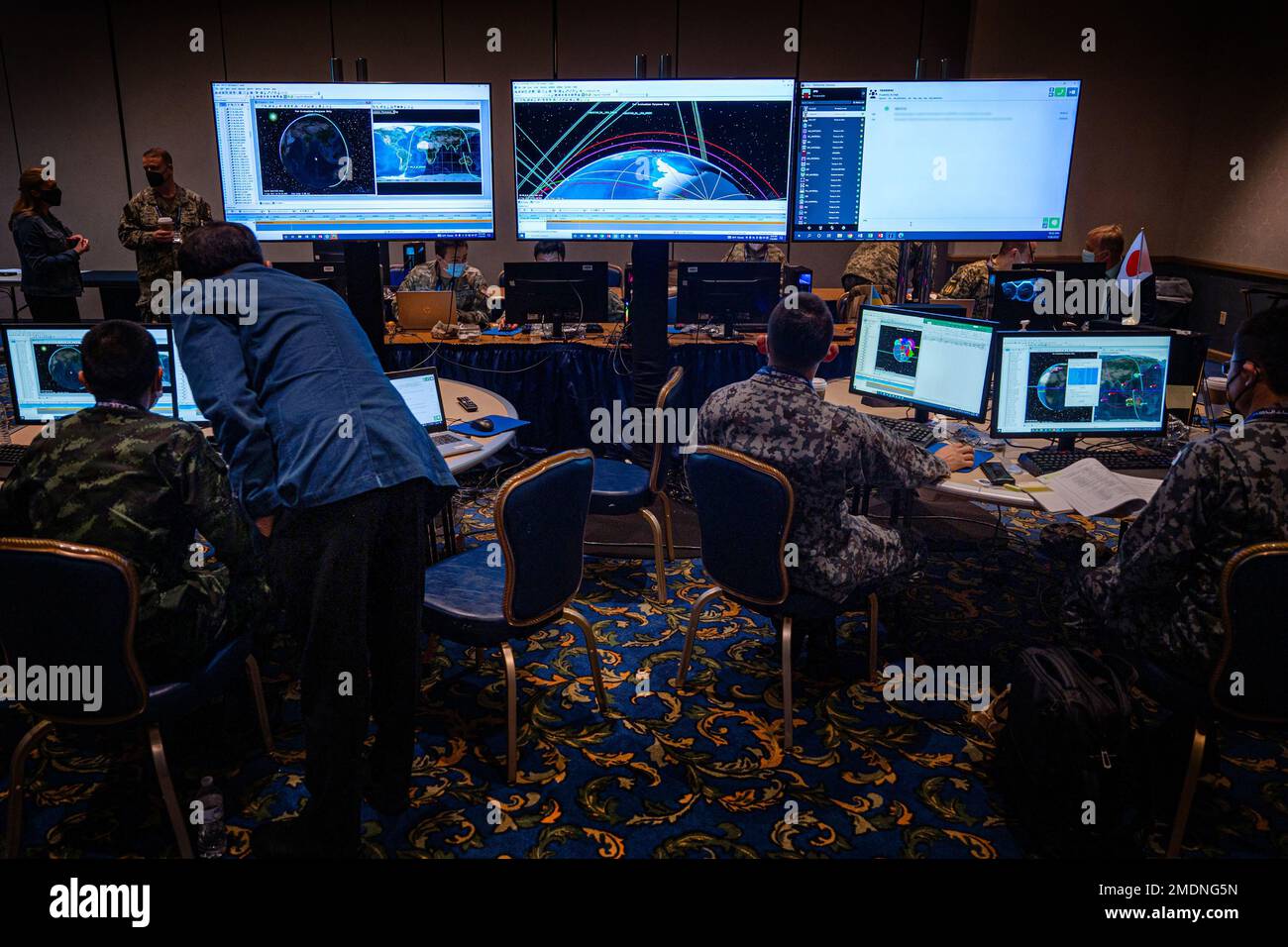 During the second day of the Global Sentinel 2022 (GS22) capstone event ...