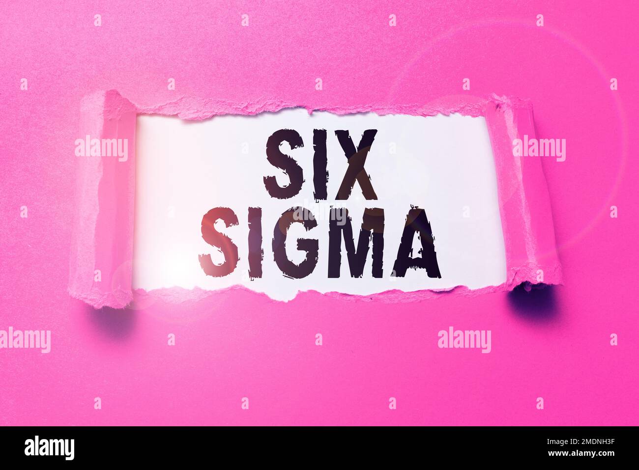 Inspiration showing sign Six Sigma. Word Written on management ...