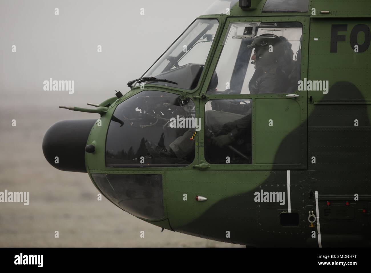 Otopeni, Romania - December 21, 2022: IAR-330 Puma military helicopter ...