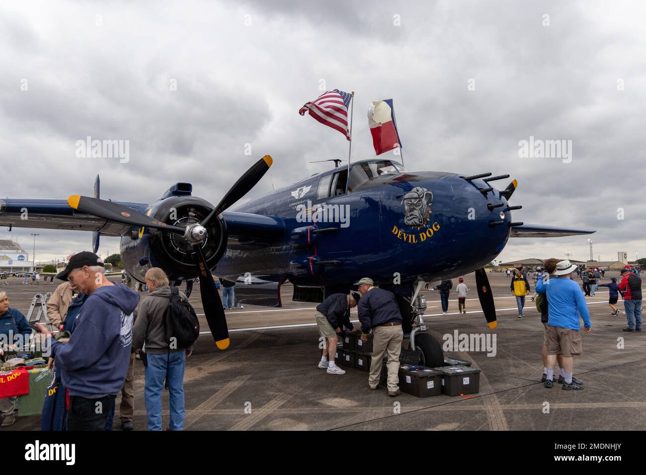 B 25 devil dog hi-res stock photography and images - Alamy