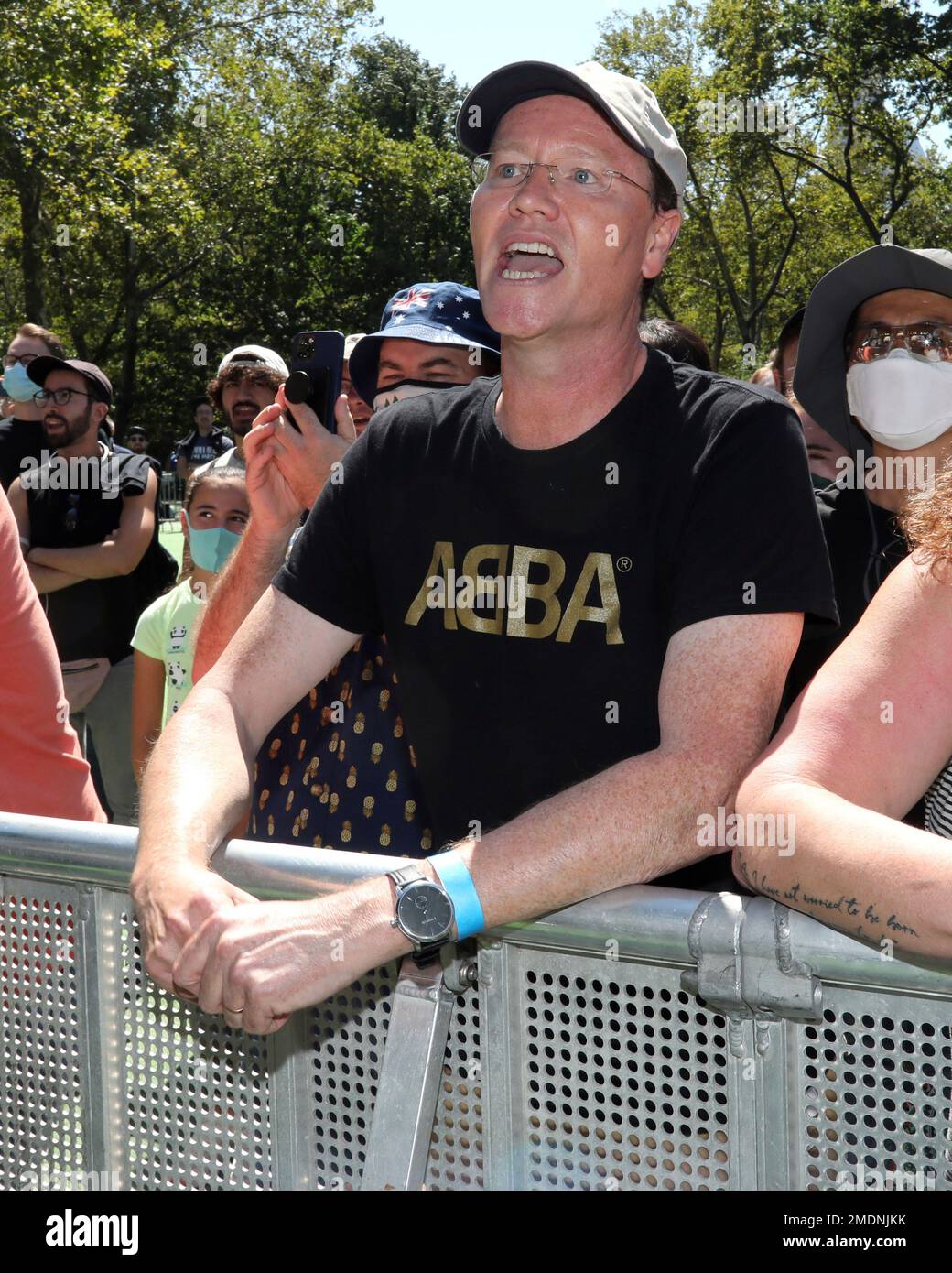 ABBA fans attend an ABBA fan singalong and new song release event in ...