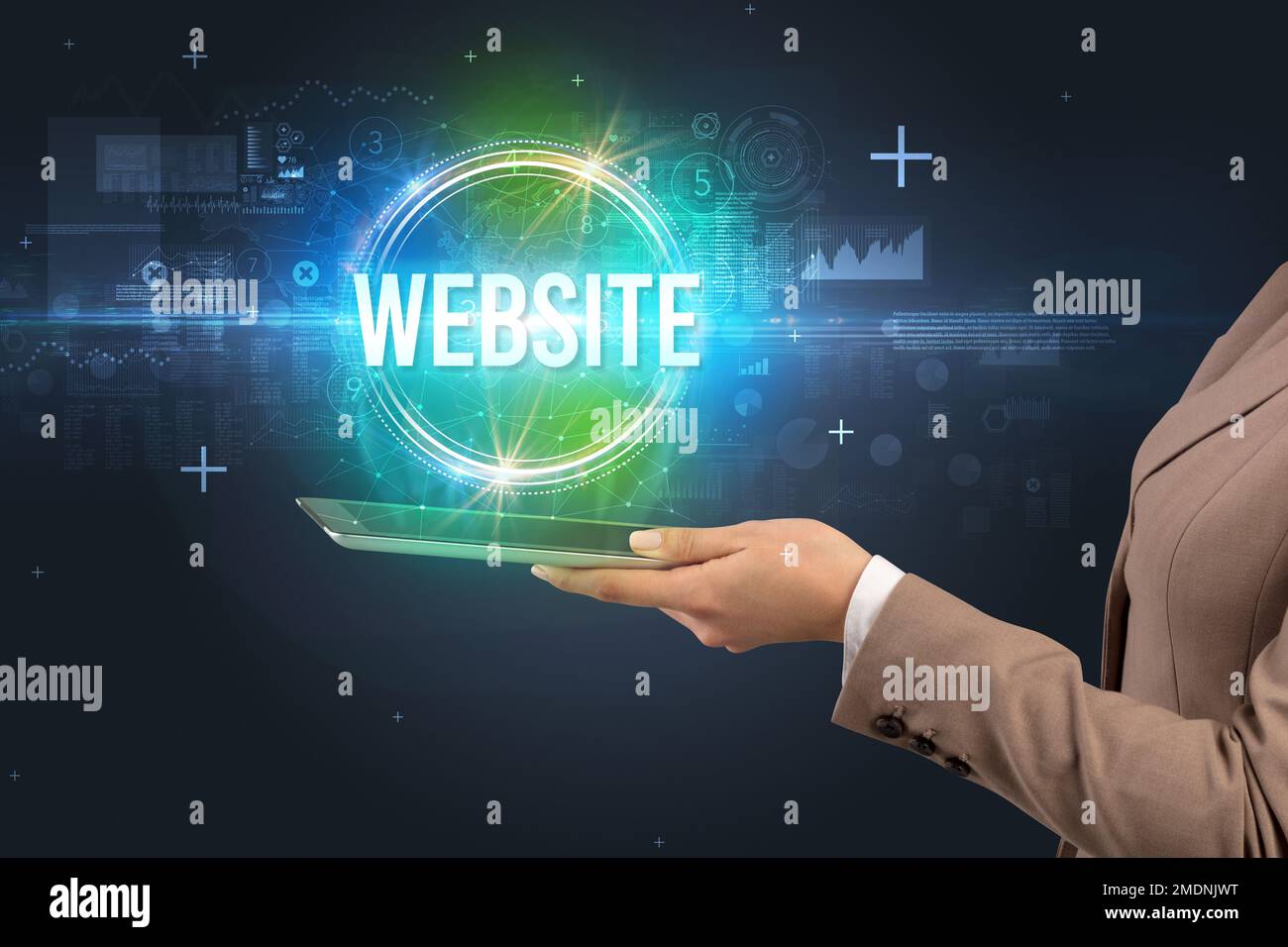 Close-up of a touchscreen, new tech concept Stock Photo - Alamy