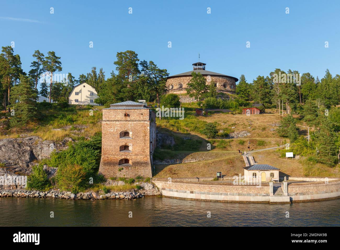 Oskar-Fredriksborg fortress is one of the defense positions in the ...