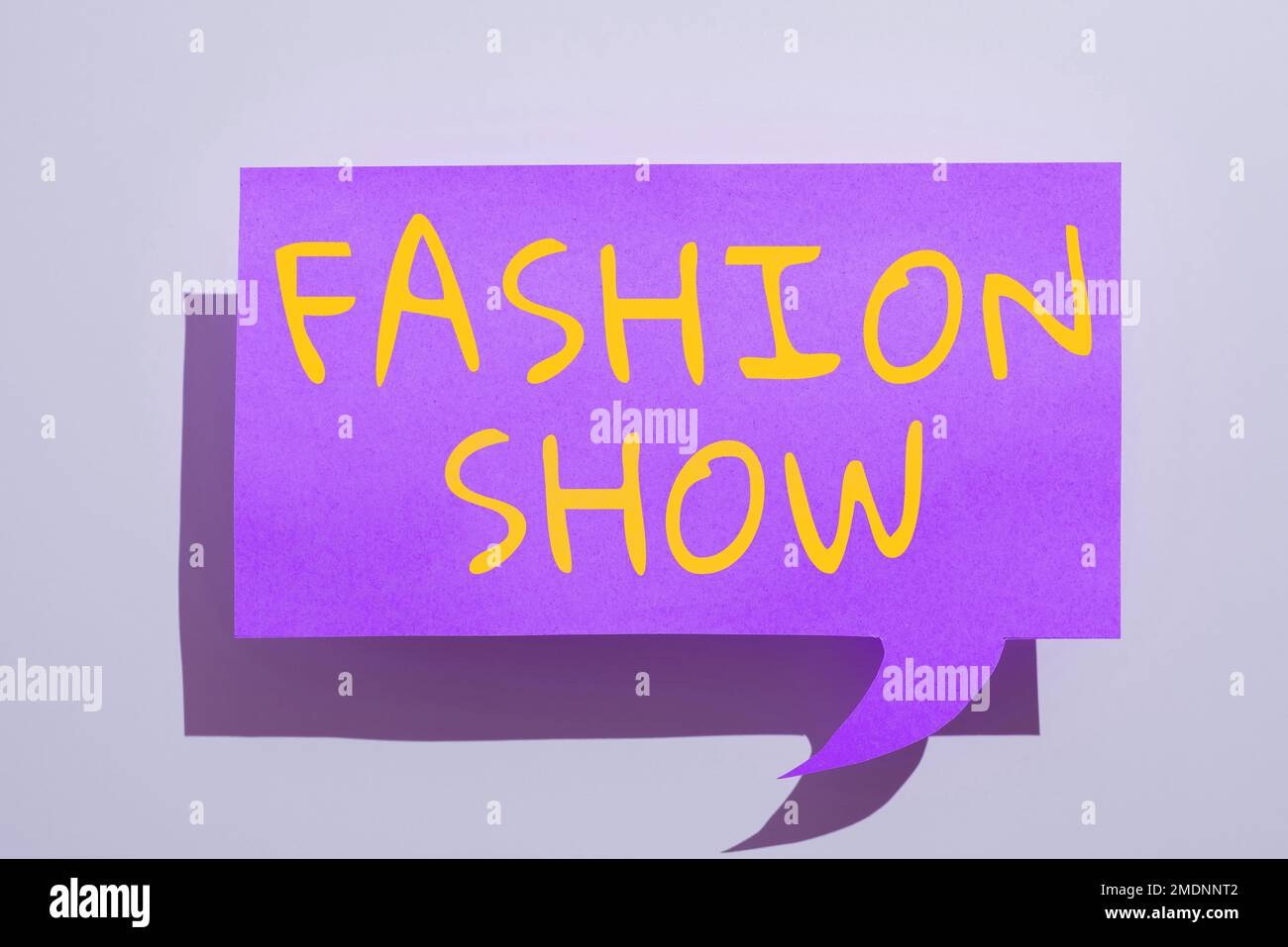 Hand writing sign Fashion Show. Internet Concept exibition that ...