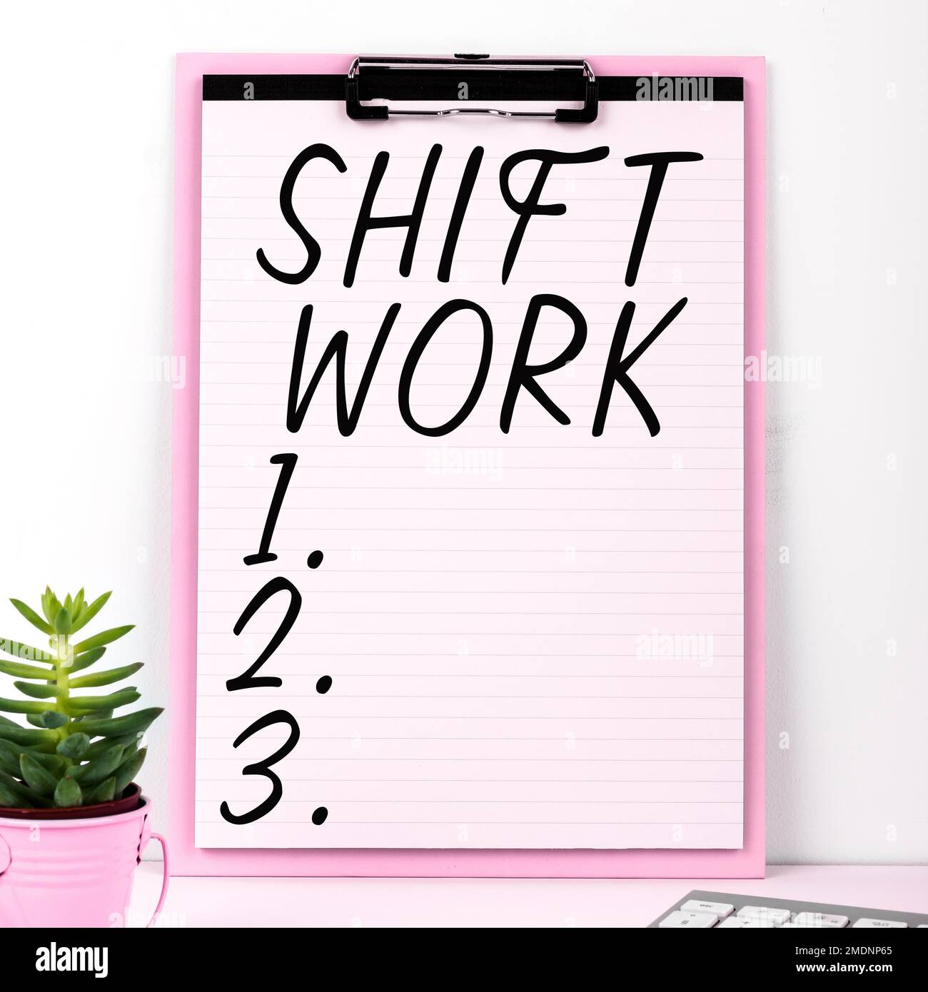 Conceptual display Shift Work. Business approach work comprising ...