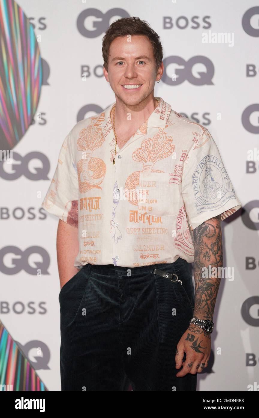 Danny Jones attends GQ Men of The Year Awards, Tate Modern, London ...