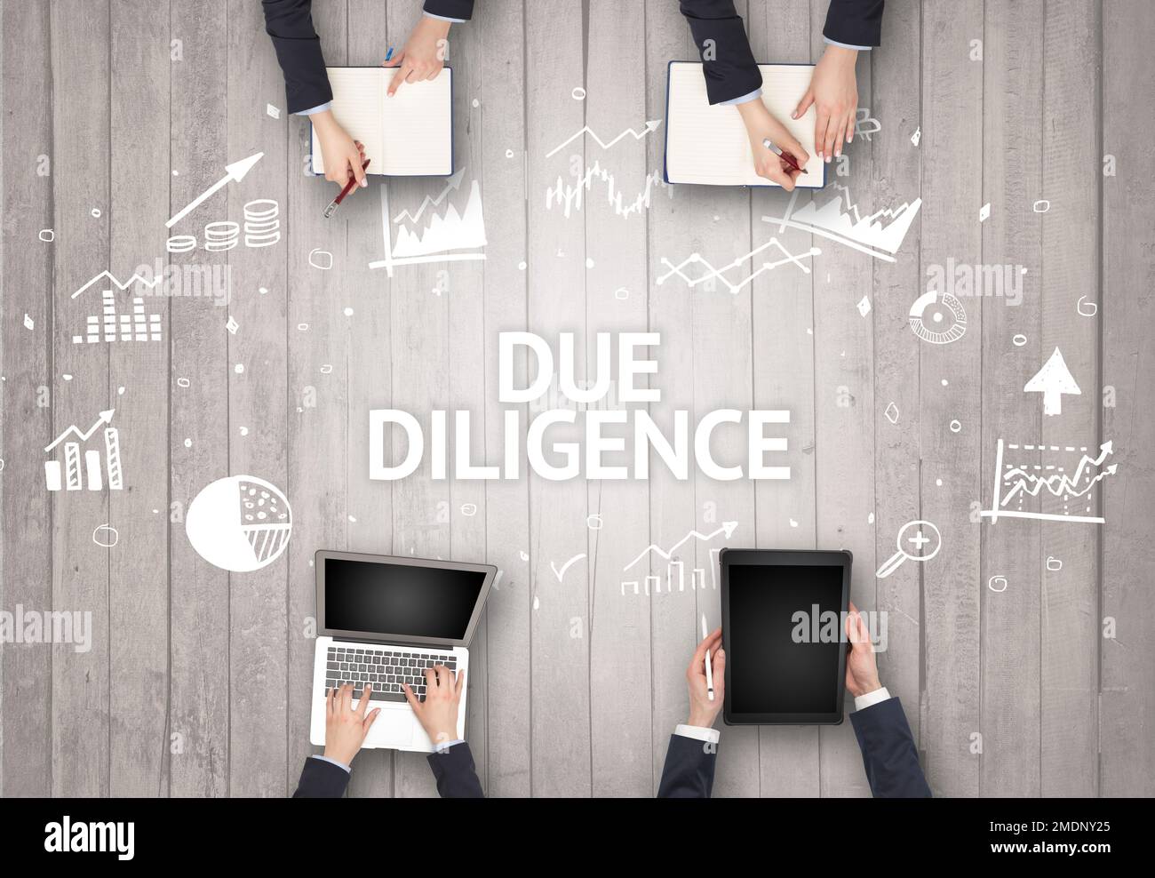 Group of Busy People Working in an Office Stock Photo - Alamy