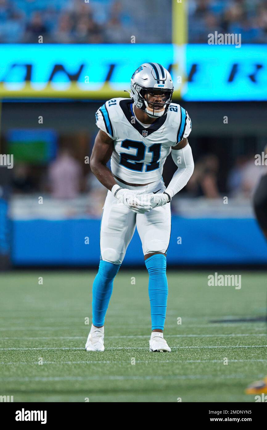 Carolina Panthers safety Jeremy Chinn (21) during an NFL preseason ...