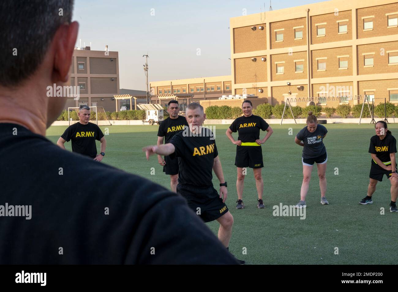 U.S. Army Central Commanding General, Lt. Gen. Patrick Frank motivates ...
