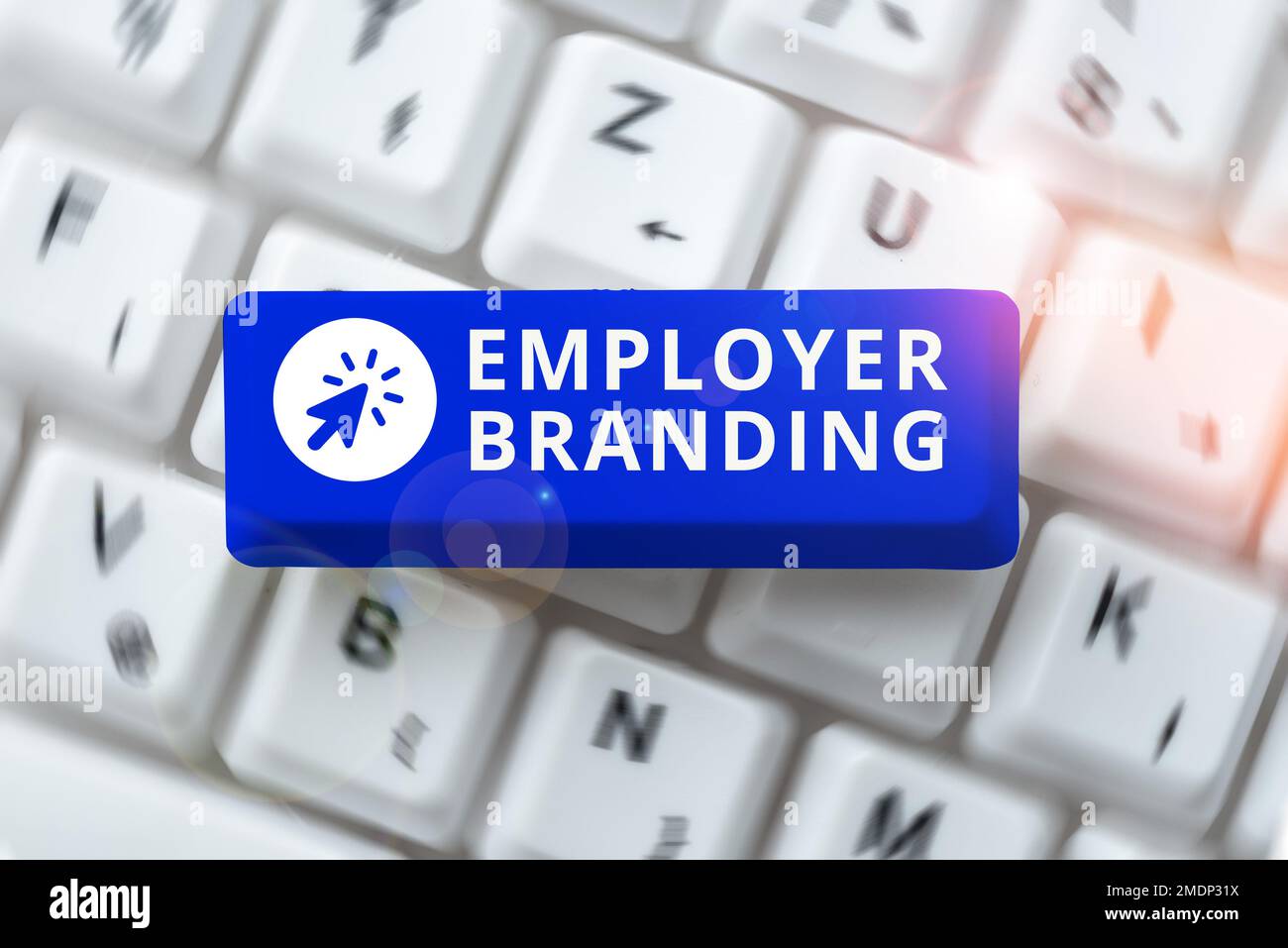Hand writing sign Employer Branding. Business overview Process of ...
