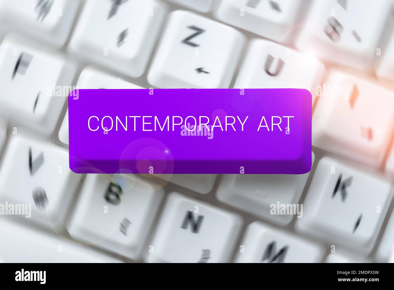 Text showing inspiration Contemporary Art. Internet Concept made today ...