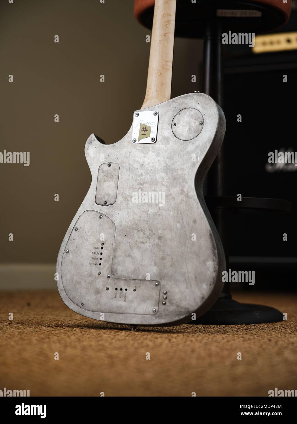 Manson Guitar Works Matt Bellamy DL-0R electric guitar Stock Photo - Alamy