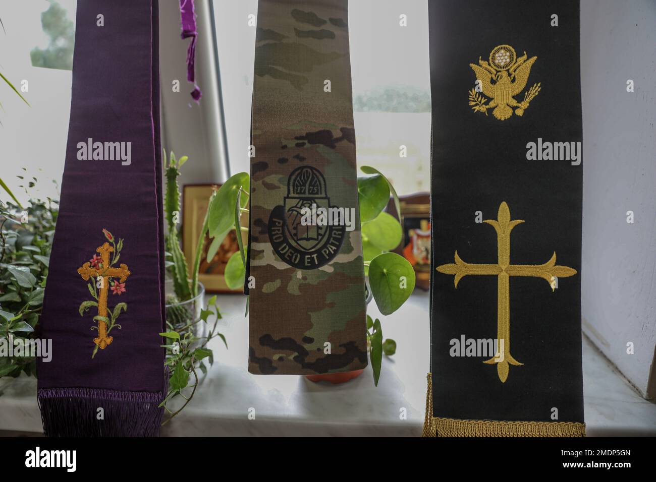Liturgical vestments belonging to U.S. Army Capt. Anna Page, battalion ...