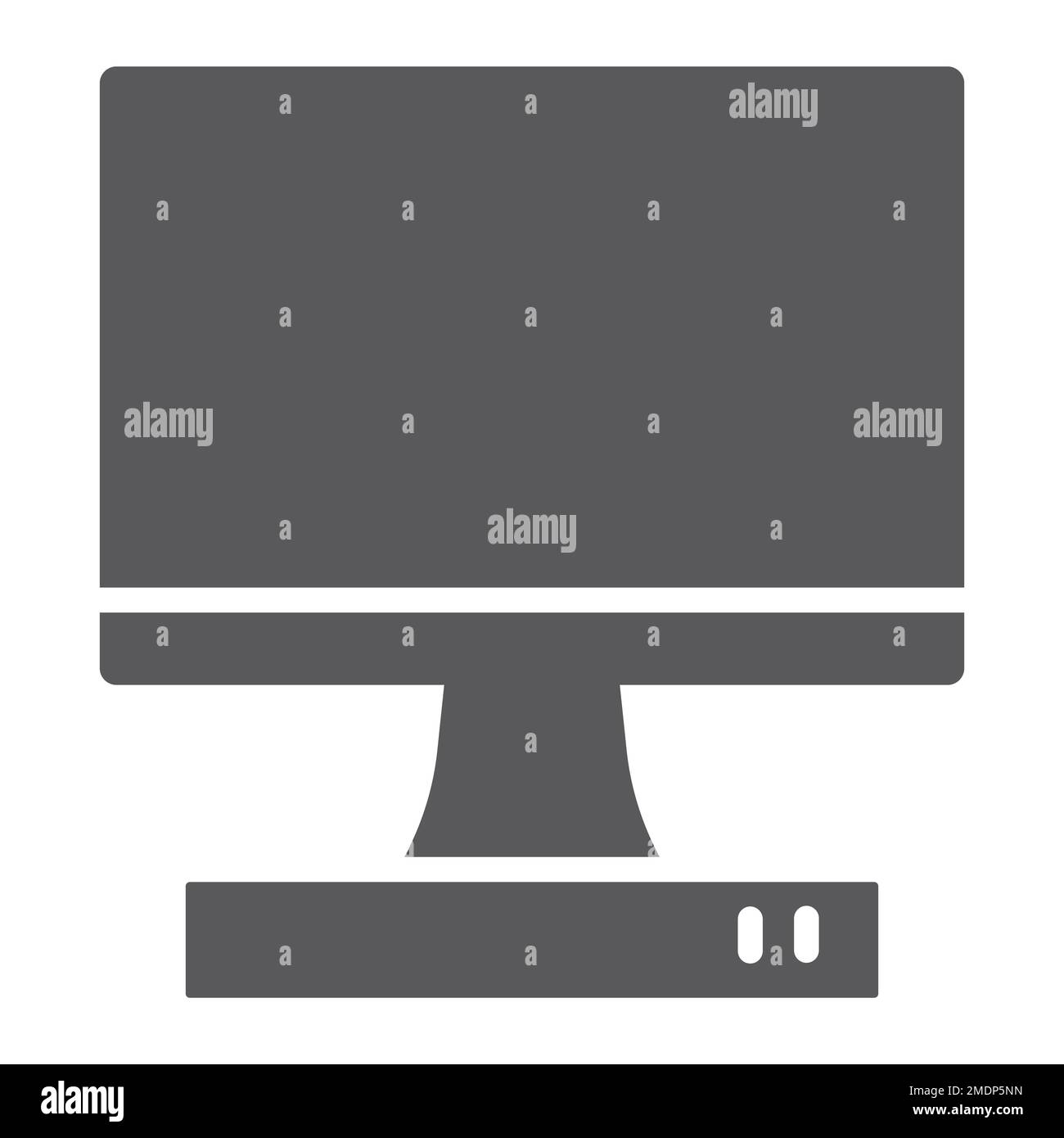 TV glyph icon, monitor and media, television sign, vector graphics, a solid pattern on a white ...
