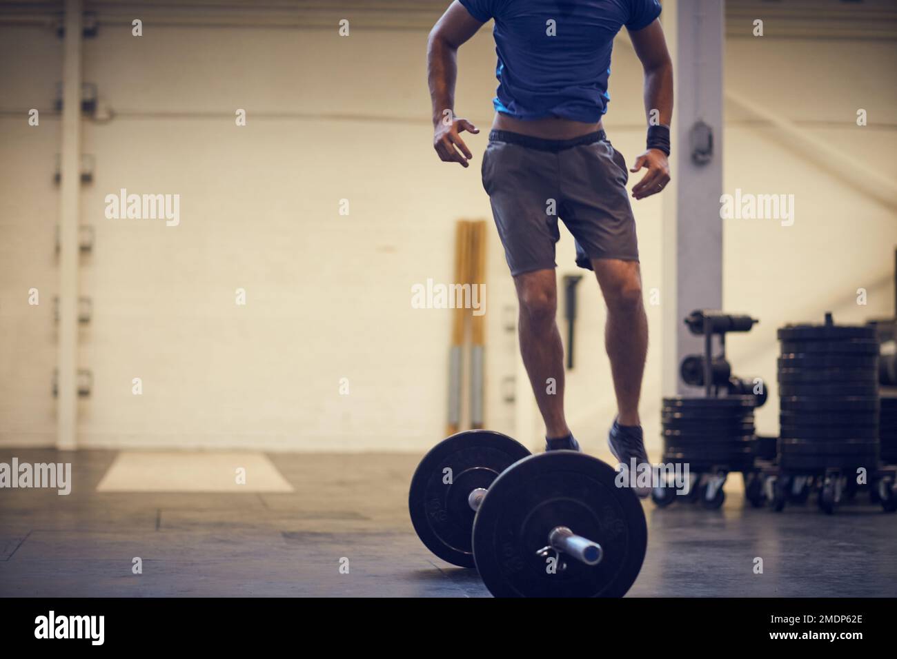 Always pushing his limits. Full length shot of an unrecognizable young ...