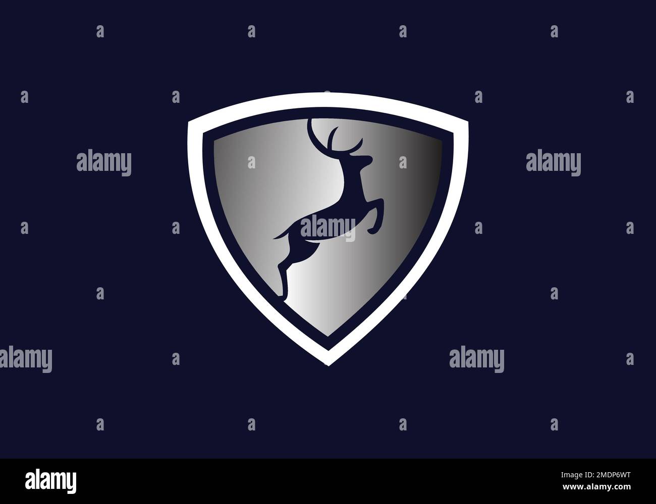 this is deer logo design Stock Vector Image & Art - Alamy