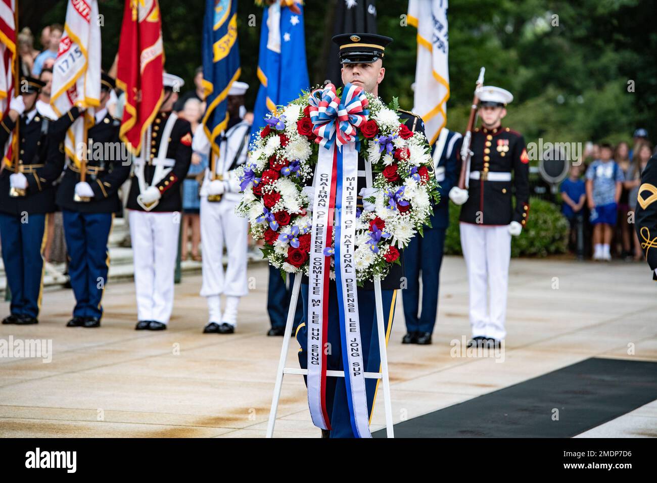U.S. Army Sgt. 1st Class Jason Hickman, Sergeant of the Guard at the ...