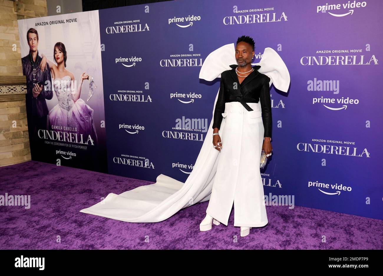 Billy Porter, a cast member in "Cinderella," poses at the premiere of ...