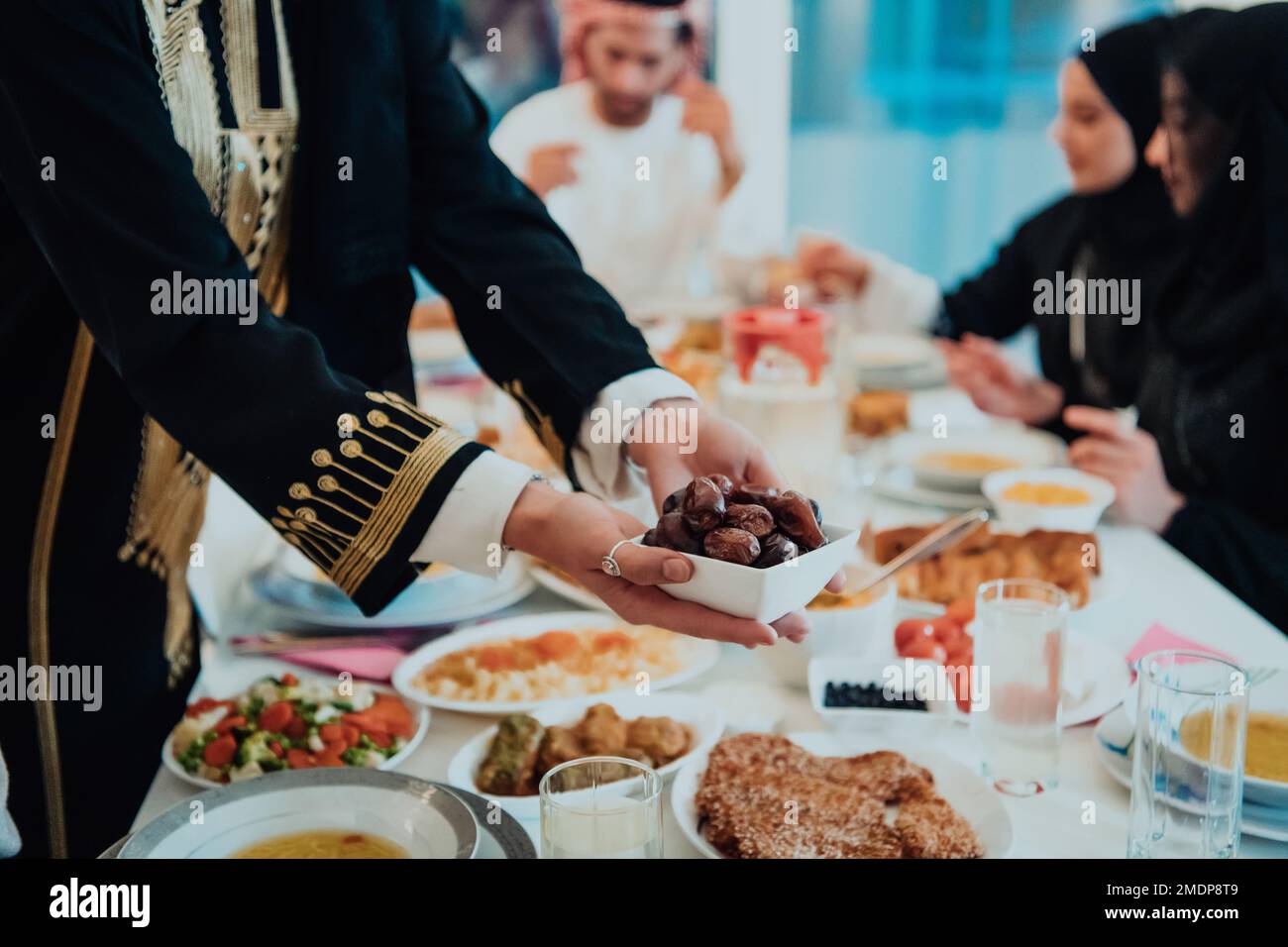 Ramadan feast family and saudi hi-res stock photography and images - Alamy