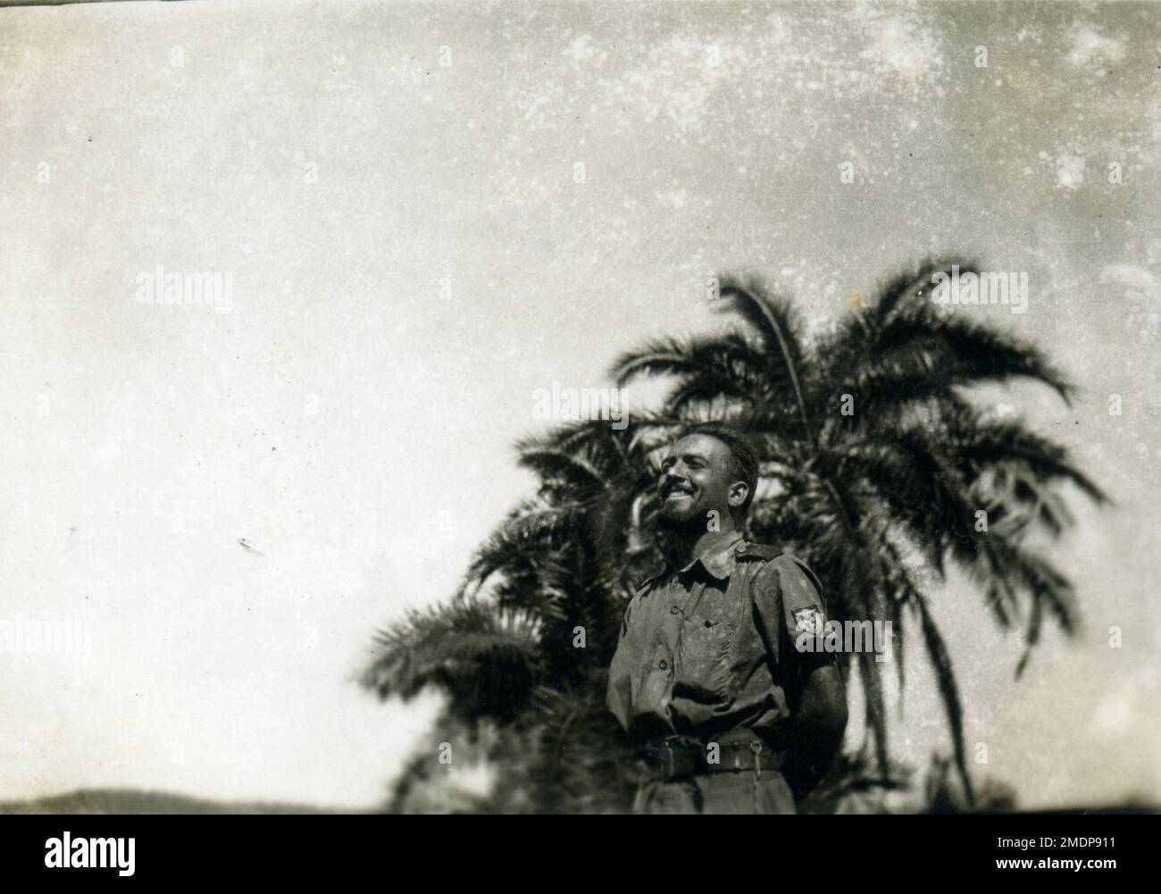 Italian volunteer soldier in Asmara, Eritrea, 1937, S. Orlando - A.O.I ...