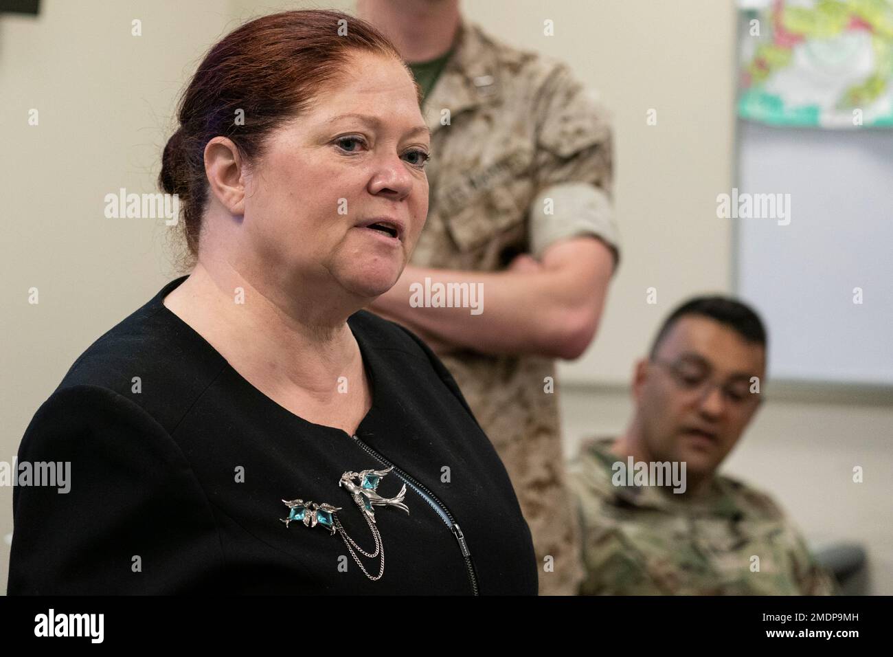 Christine Funk, attorney for Malaysian defendant Mohammed Farik bin ...