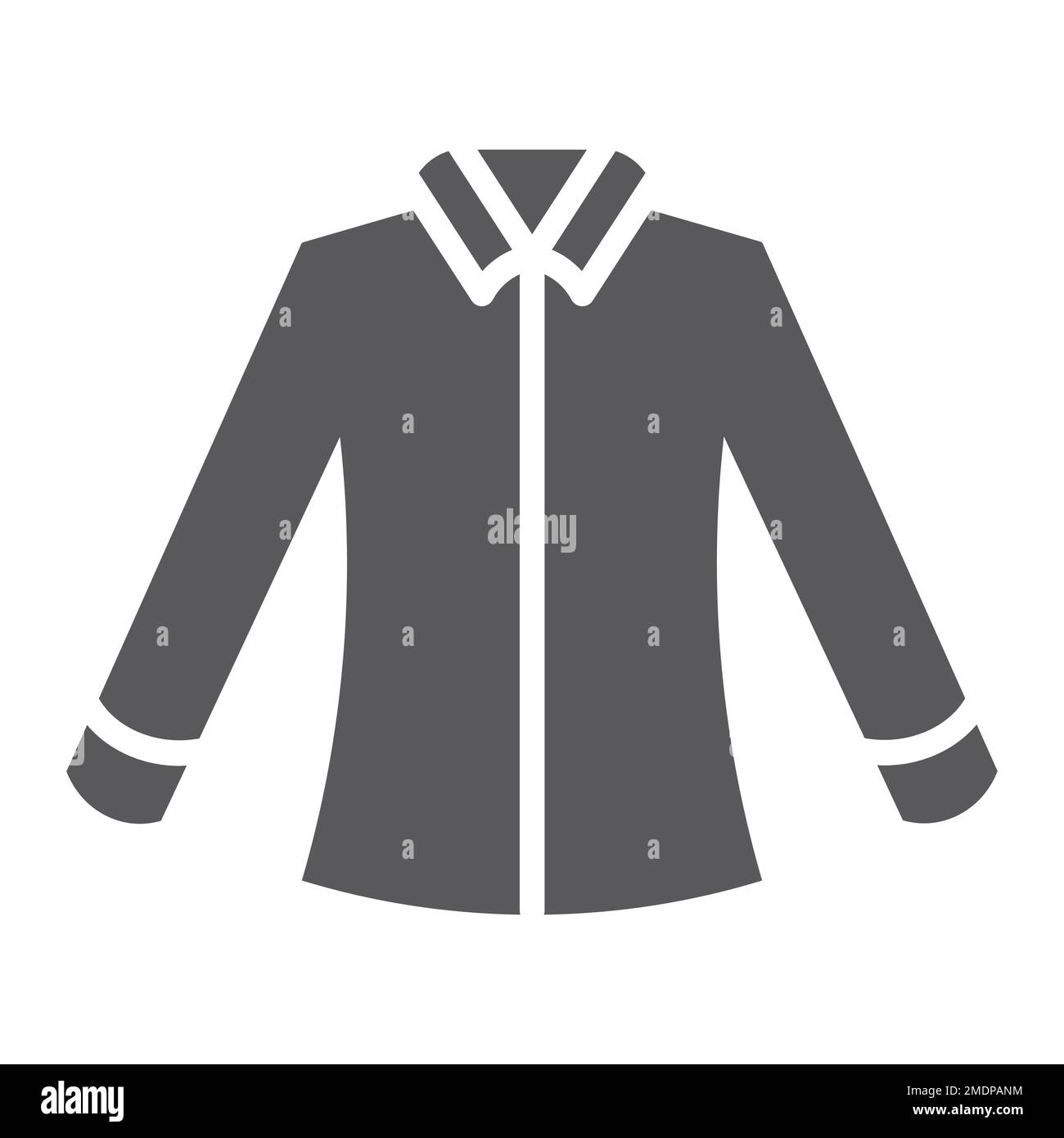 Collared white blouse Stock Vector Images - Alamy