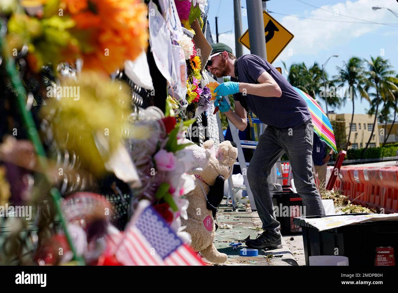 Michael Knoll, chief curator of the HistoryMiami Museum, works at the ...